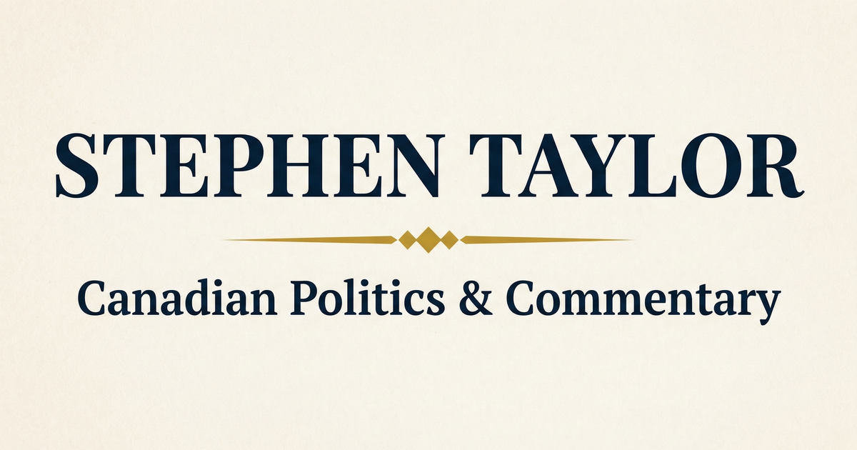 Stephen Taylor — Canadian Politics & Commentary